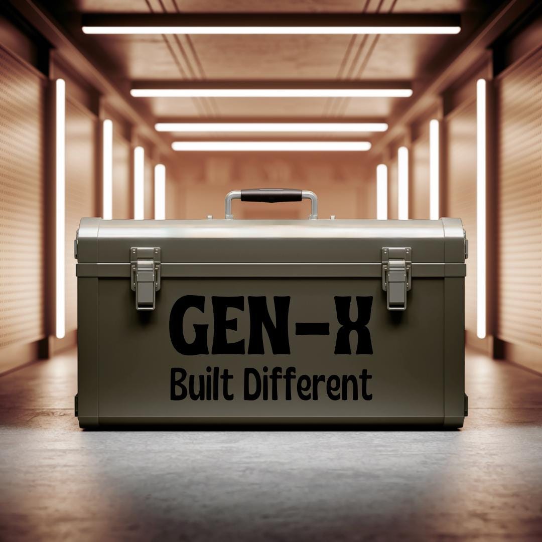 GEN X Built Different Vinyl Decal – Gen X Sticker for Car, Laptop ...