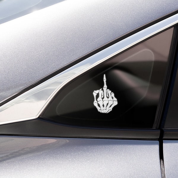 Skeleton Hand Decal - Etsy