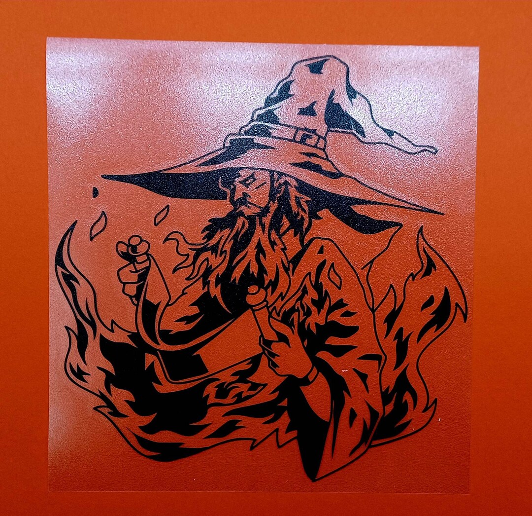 Wise Wizard Vinyl Decal Make Offer - Etsy