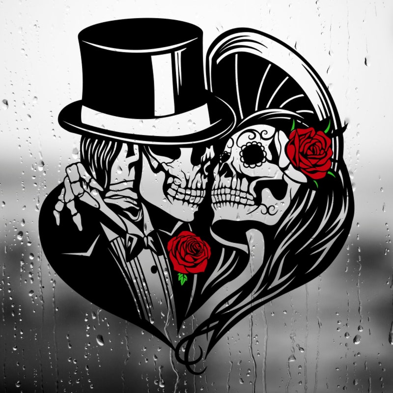 Sugar Skull Couple - Etsy