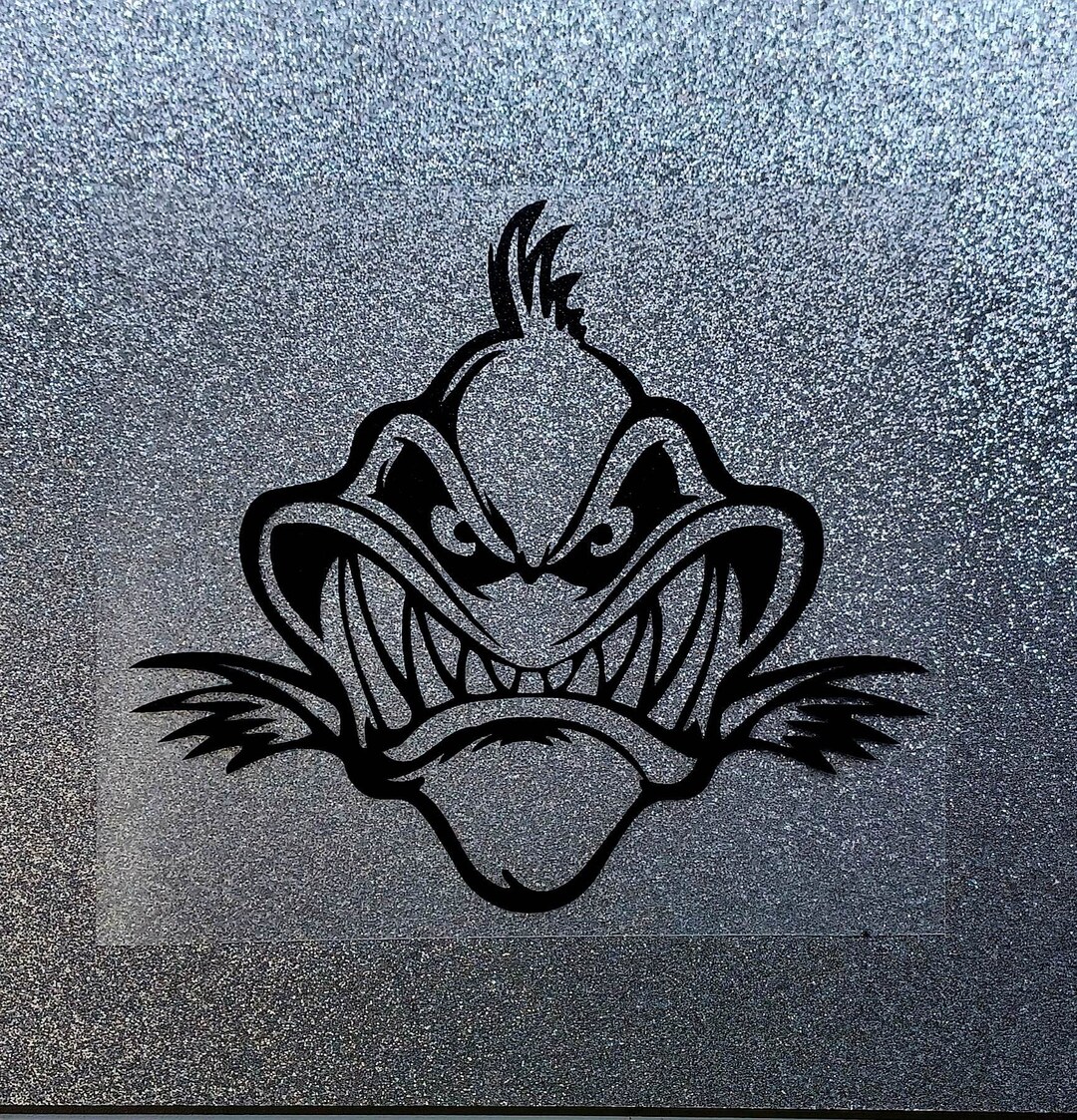 Angry Fish Decal - Color and Size Options Available - Etsy