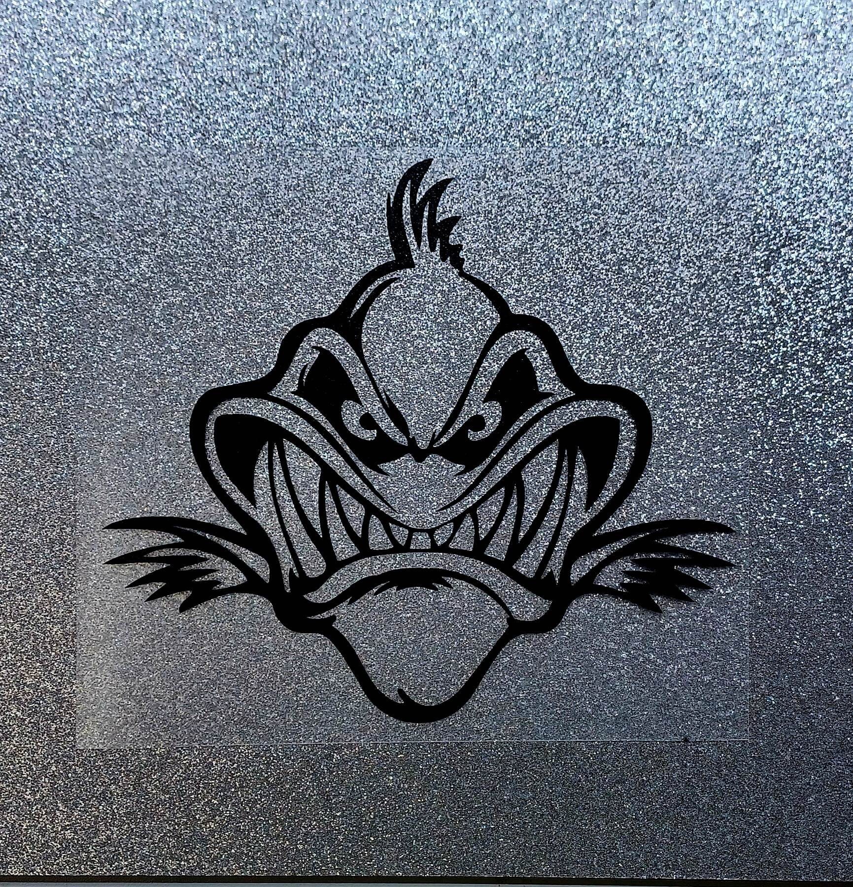Angry Fish Decal Color and Size Options Available - Etsy
