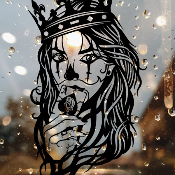 Ace of Spades Car Decal - Etsy