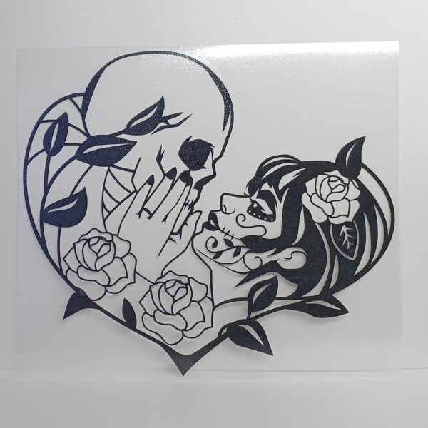 Skull Wall Decal - Etsy