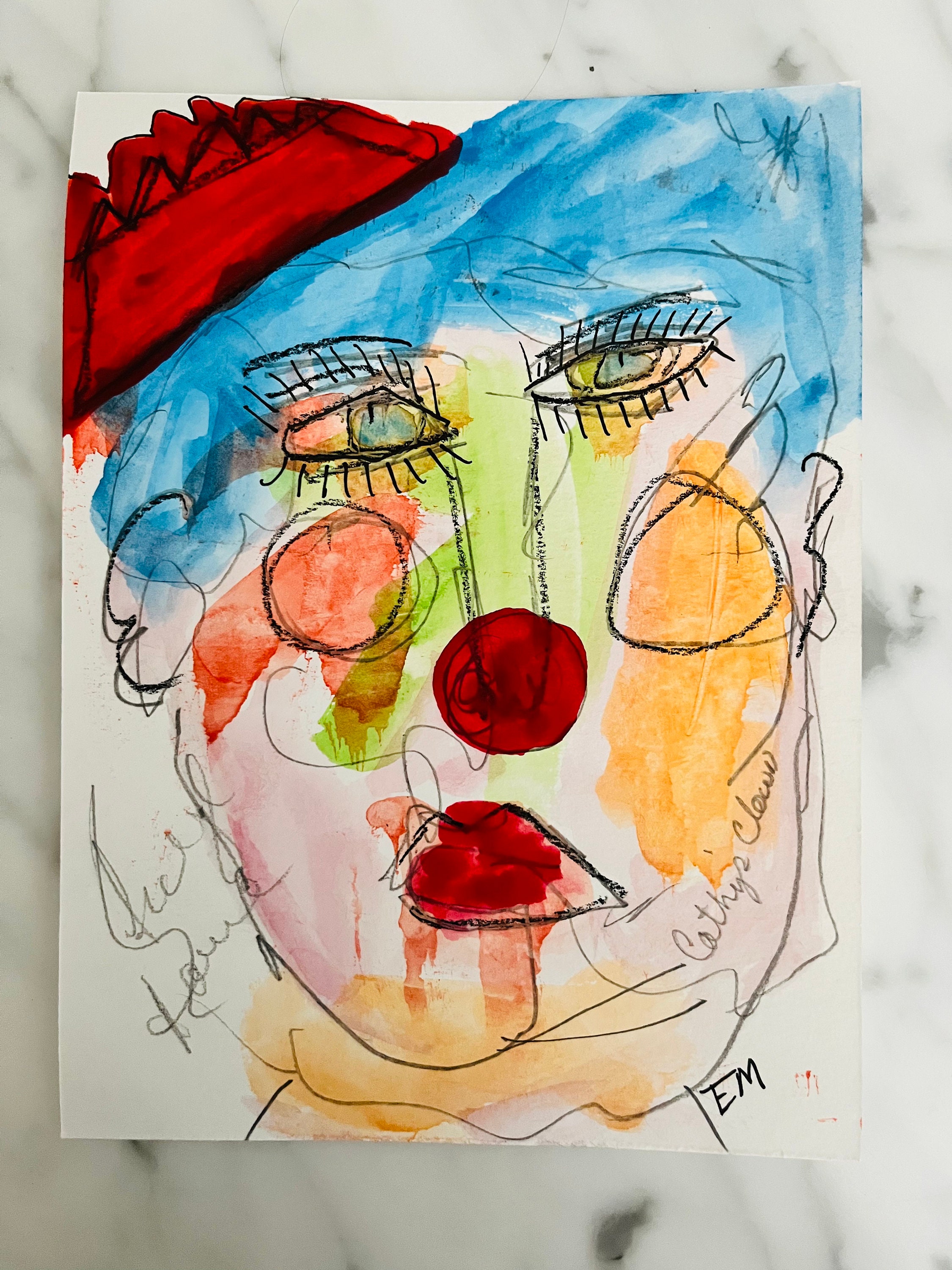 Abstract Original Face Art; Original Abstract Face Art; Outsider Art ...