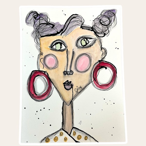 Whimsical Faces - Etsy