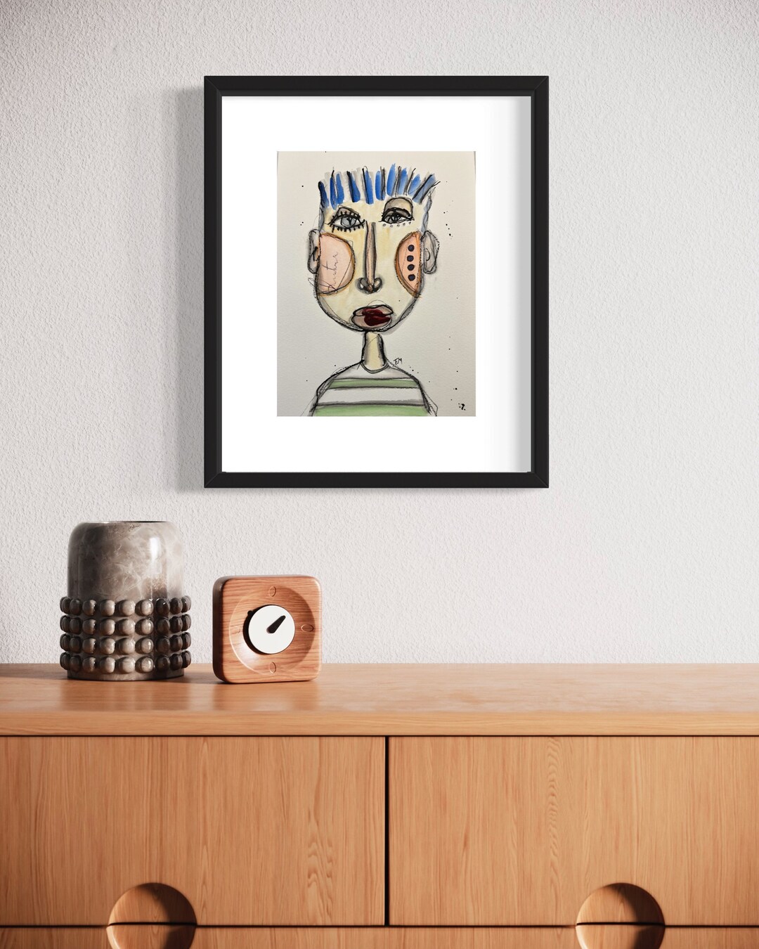 Abstract Original Face Art Original Abstract Face Art - Etsy