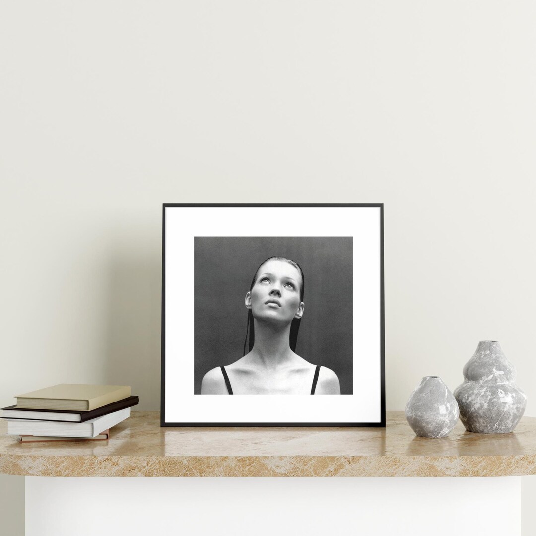 Kate Moss Wall Print Vintage Kate Moss Poster Square Art Feminist Wall ...
