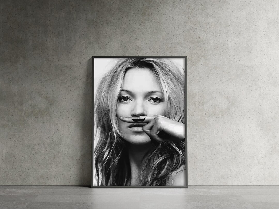 Kate Moss Poster, Life is A Joke Print, Feminist Wall Art, Kate Moss ...