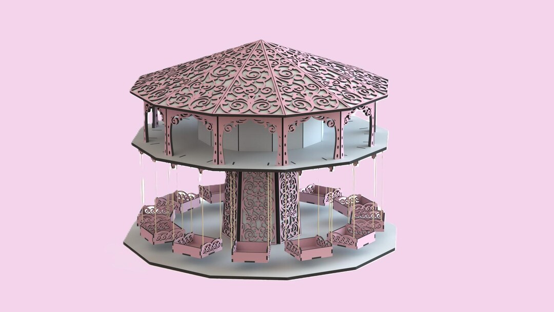 Carousel Digital File DXF - Etsy