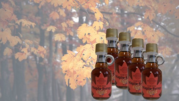 100% Pure Maple Syrup From QUEBEC 40ml X 5 - Etsy