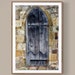 Old Weathered Door Poster, Rustic Blue Door Poster Wall Art, Santa Fe ...
