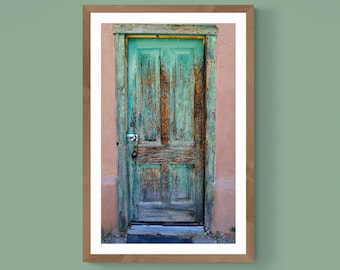 Old Green Door Photo Print Printable Art Dilapidated Green - Etsy