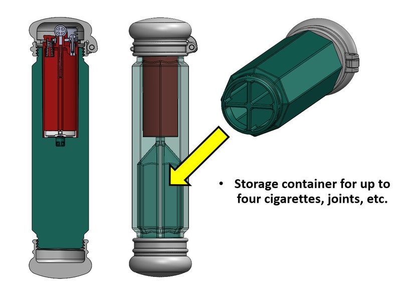 Deluminator Lighter Holder BIC standard/mini or Clipper - Etsy