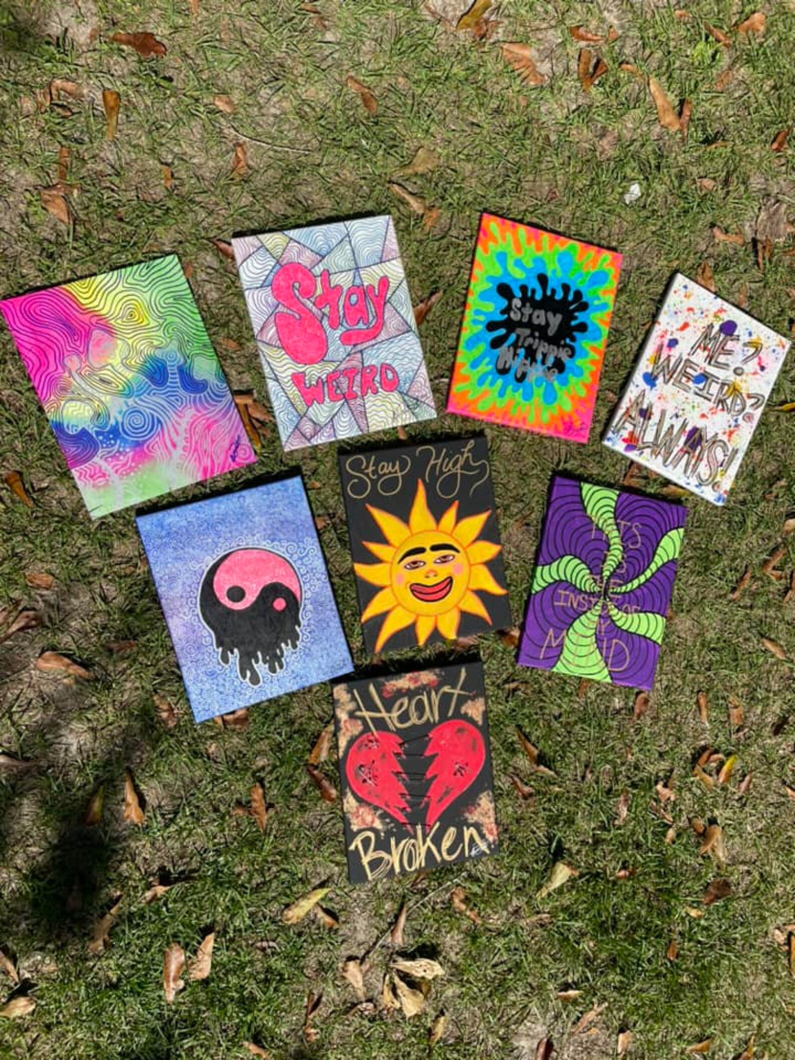 Heart Broken Canvas Painting - Etsy