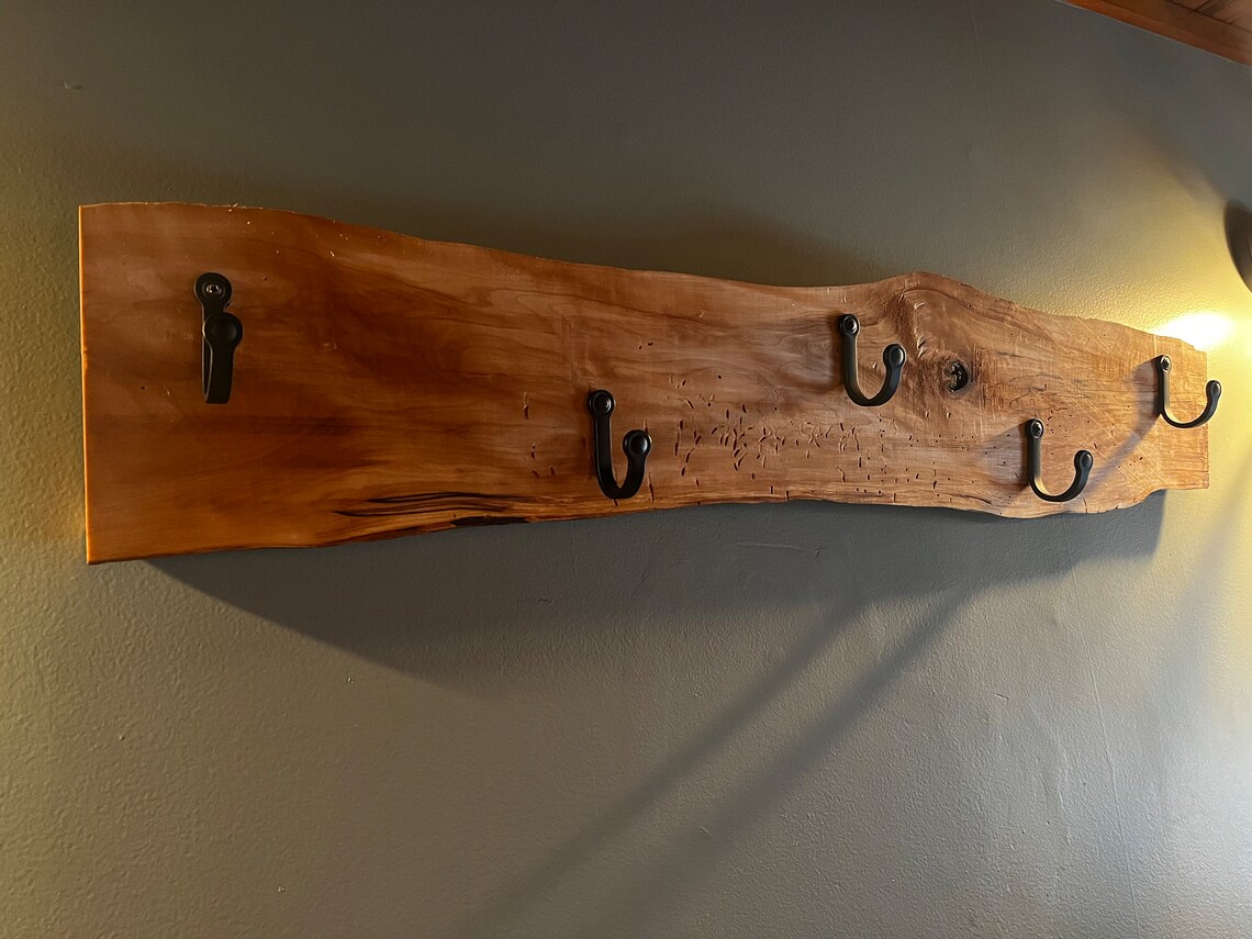 Custom Slab Coat Rack - Etsy