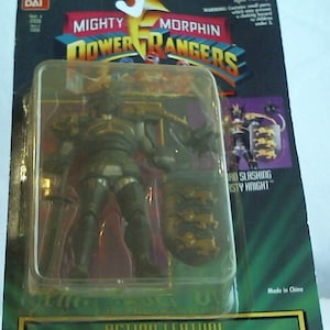 VINTAGE MIGHTY MORPHIN Power Rangers/evil Space Aliens/sword Slashing ...