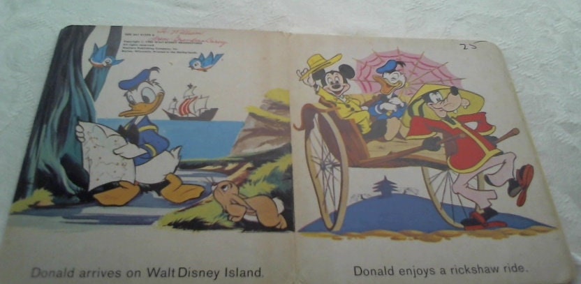 Vintage Walt Disney's Donald Duck Board Book/a Golden Book/1969/walt ...