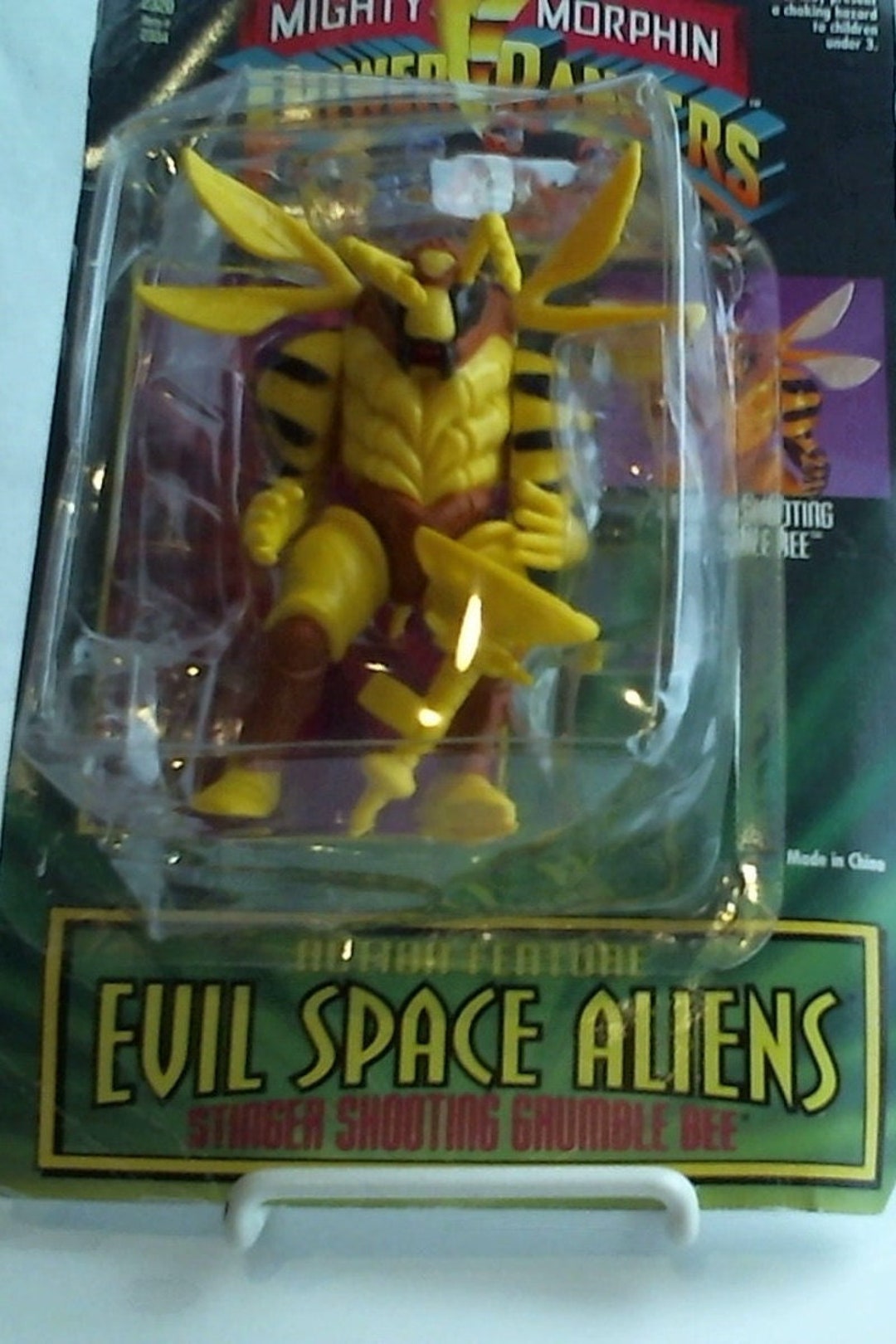 VINTAGE MIGHTY MORPHIN Power Rangers/stinger Shooting Grumble Bee/evil ...