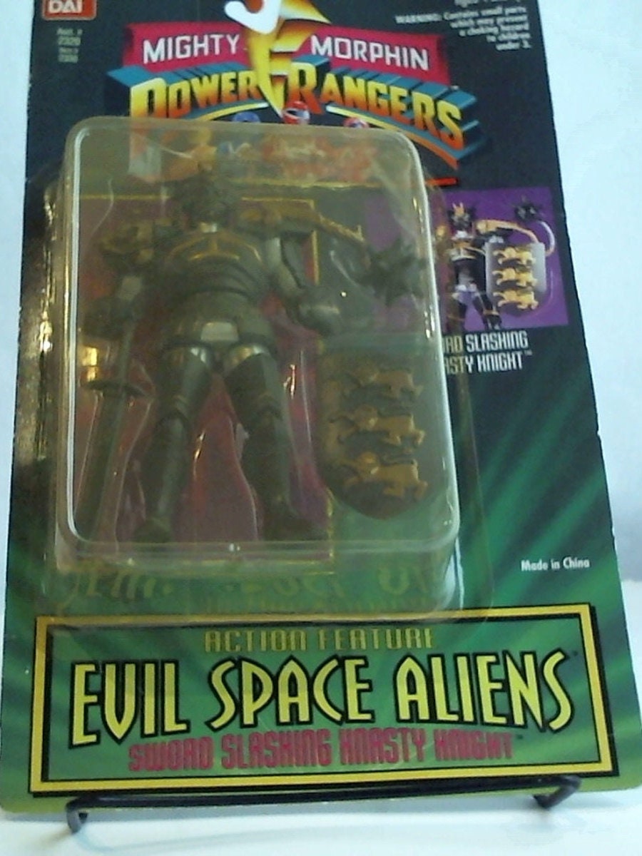 VINTAGE MIGHTY MORPHIN Power Rangers/evil Space Aliens/sword Slashing ...
