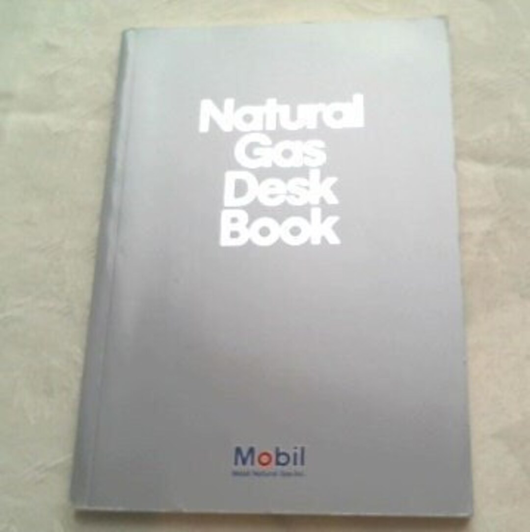 Vintage Book "natural Gas Desk Book" by Mobil/1990s/reference Book/gas ...