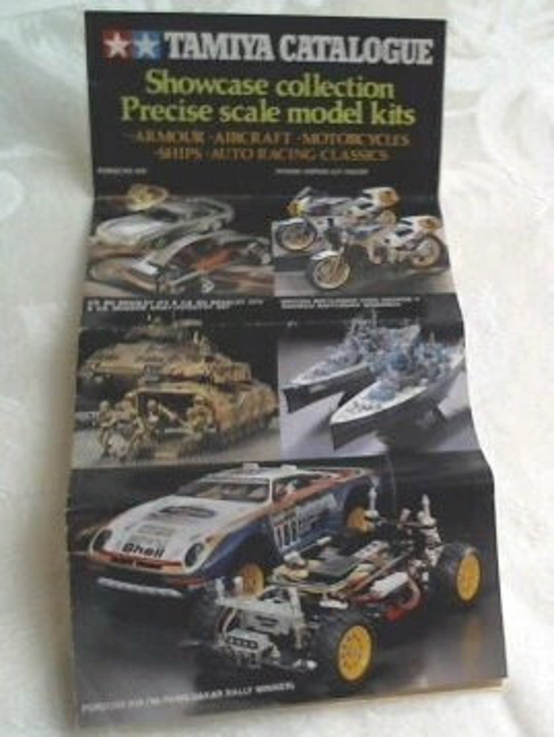 Vintage Original Brochure for Tamiya Catalogue Showcase Collection ...