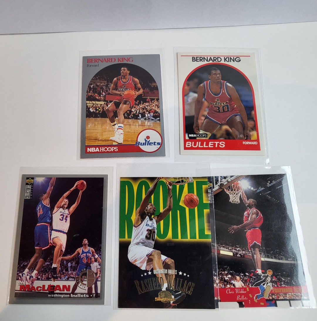 Vintage Washington Bullets Basketball Trading Cards (lot of 5)/bernard ...