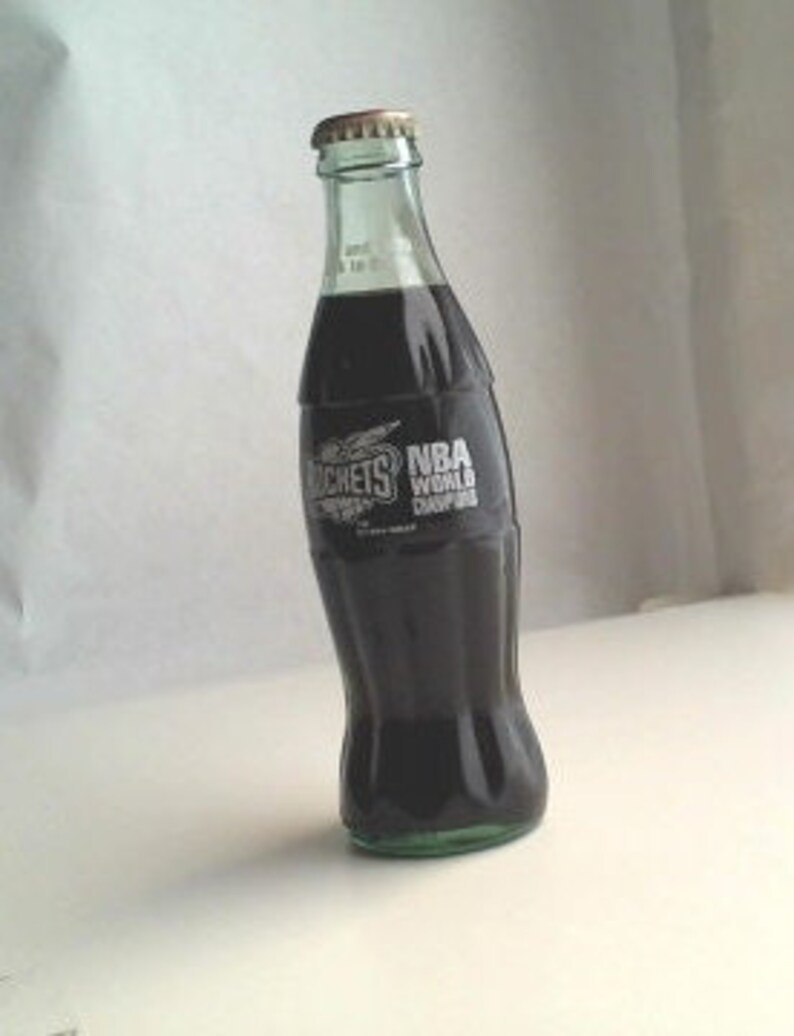 VINTAGE Coca Cola Classic Bottle /rockets NBA World Champions 1994 and ...