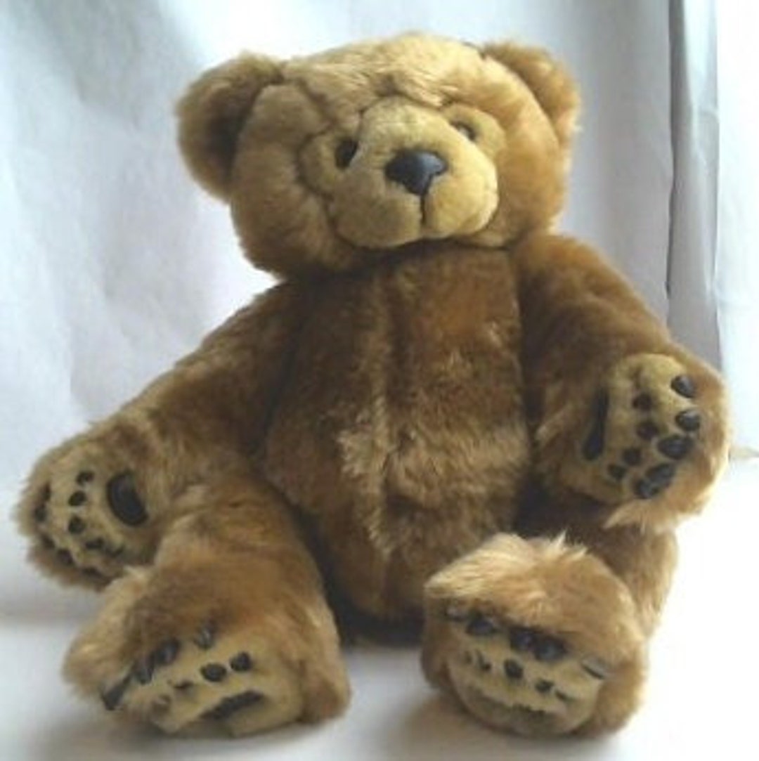 VINTAGE FIRST & MAIN Dimples Bear/golden Brown /15 "tall/2002 - Etsy
