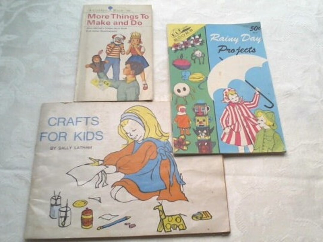 Vintage Craft Books (lot of 3)/more Things to Made and Do (1960)/crafts ...