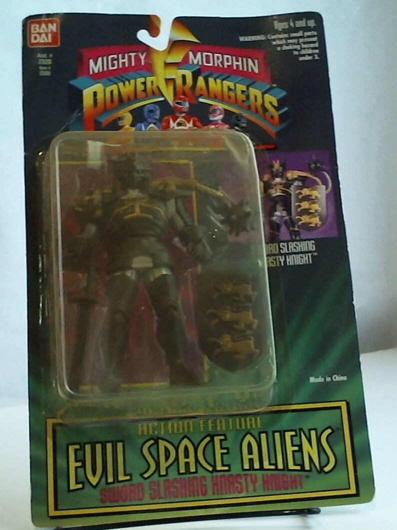 VINTAGE MIGHTY MORPHIN Power Rangers/evil Space Aliens/sword Slashing ...