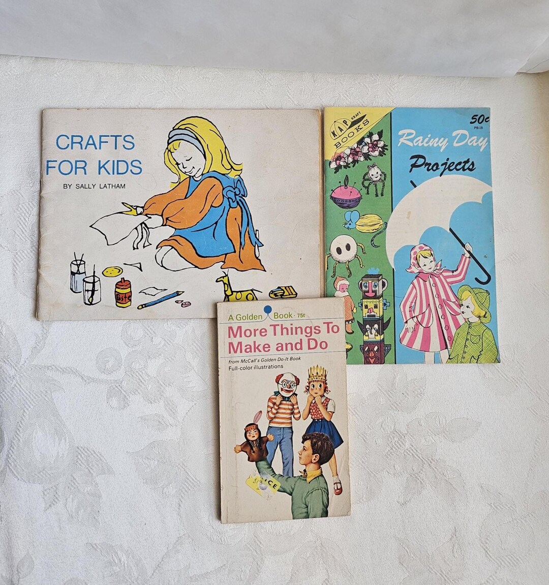 Vintage Craft Books (lot of 3)/more Things to Made and Do (1960)/crafts ...