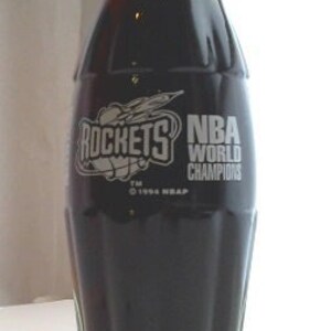 VINTAGE Coca Cola Classic Bottle /rockets NBA World Champions 1994 and ...