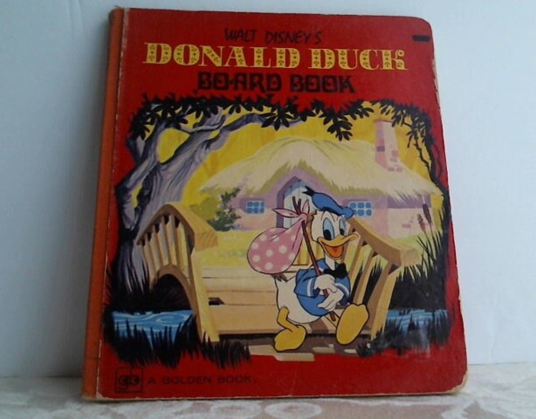 Vintage Walt Disney's Donald Duck Board Book/a Golden Book/1969/walt ...