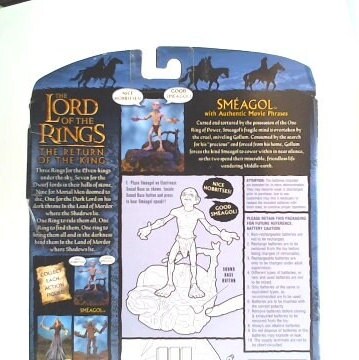 VINTAGE SMEAGOL the Lord of the Rings/the Return of the King/gollum ...