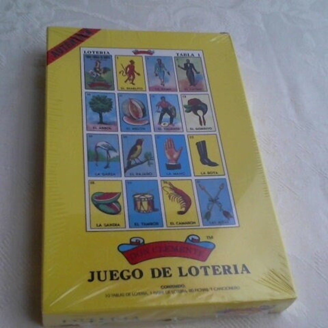 Vintage Authentic Mexican Bingo/don Clemente Loteria Game/juego De ...