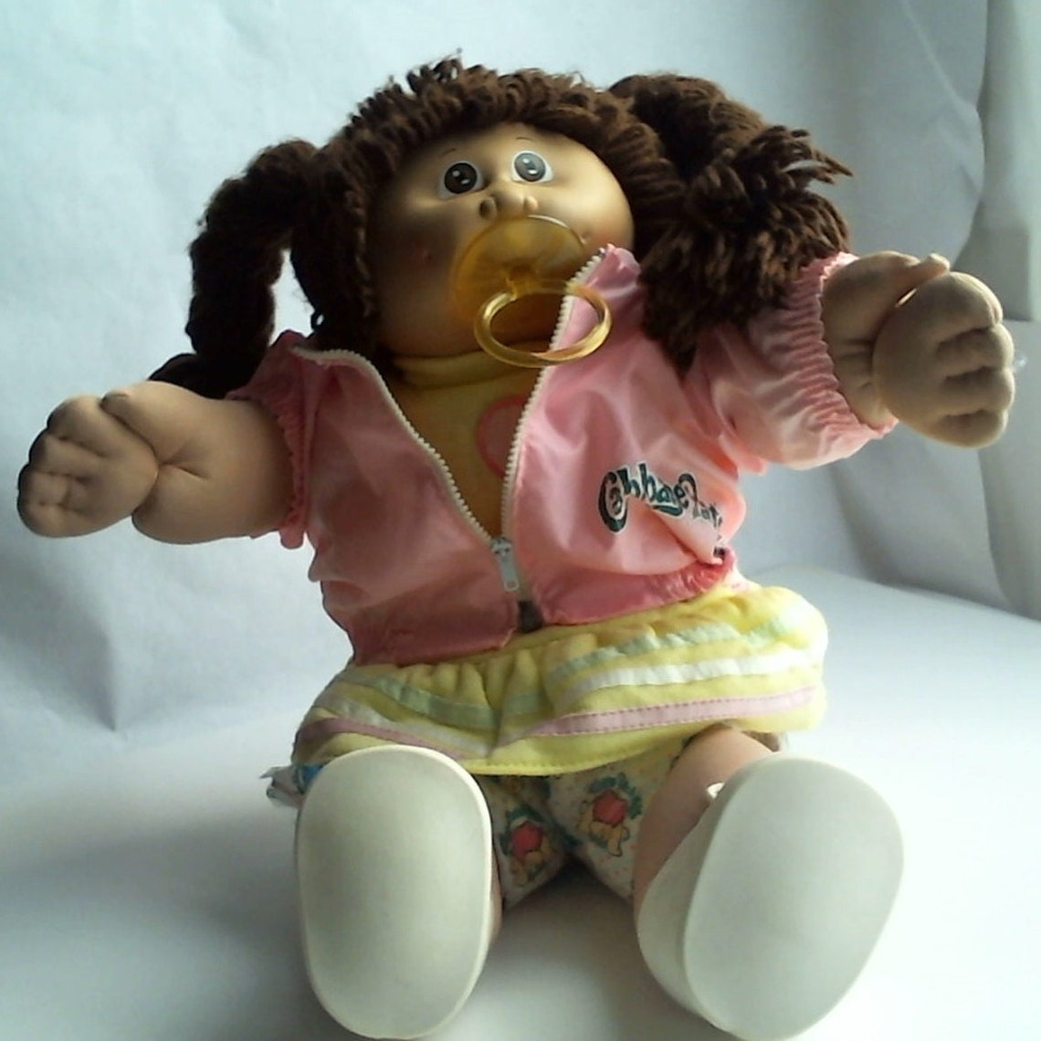 VINTAGE CABBAGE PATCH Kids Doll With Pacifier/ Cabbage Patch Outfits ...