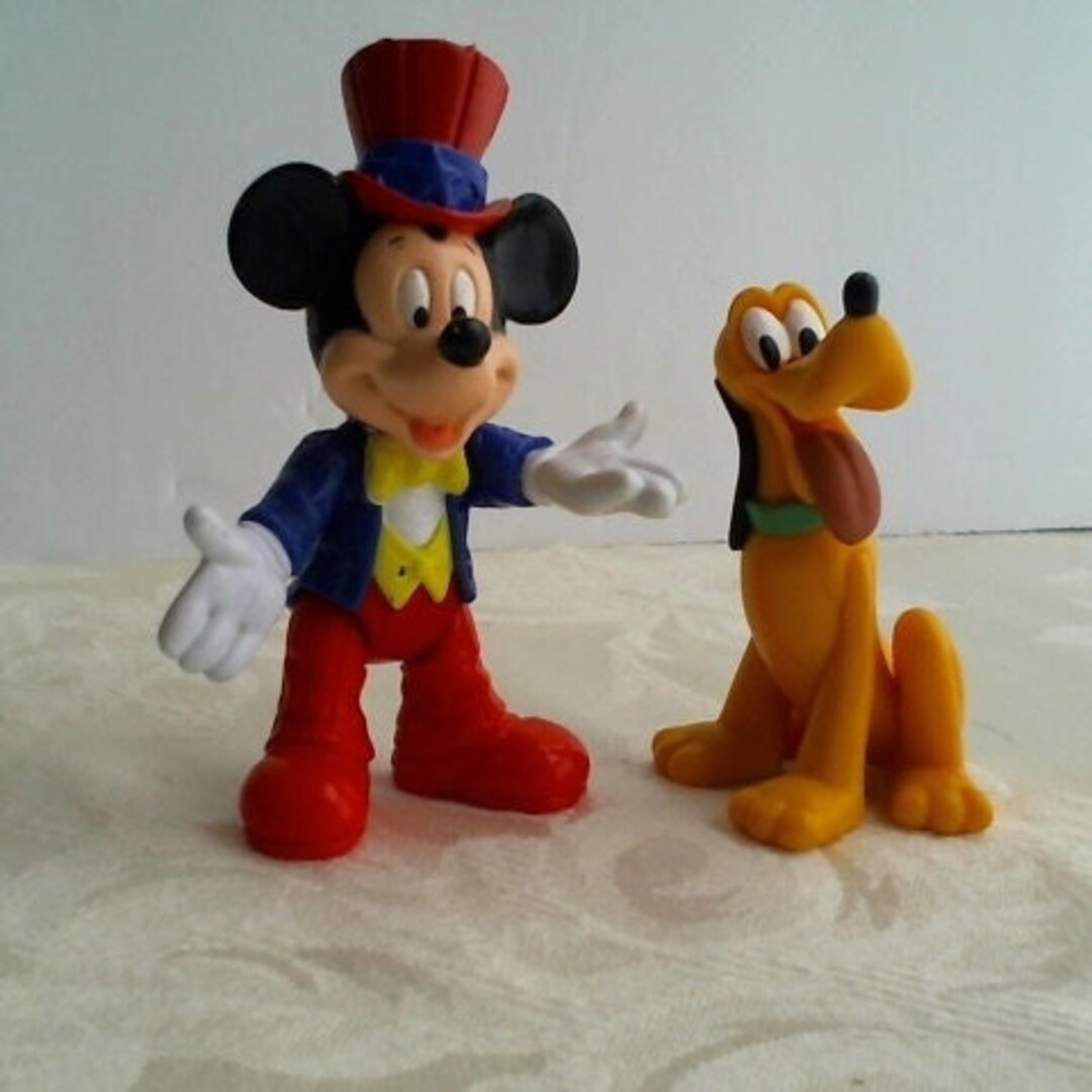 VINTAGE Disney Mickey Mouse Applause and Pluto PVC Figurines lot of 2 ...