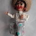 VINTAGE 1970s MEXICAN Woman Marionette Plaster Jointed Puppet - Etsy