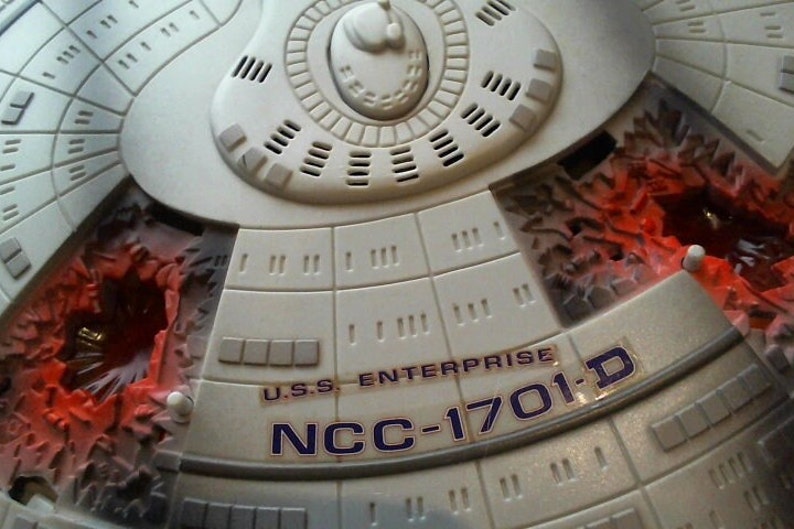 Vintage the U.S.S. Enterprise NCC-1701-D Star Trek Starship/star Trek ...