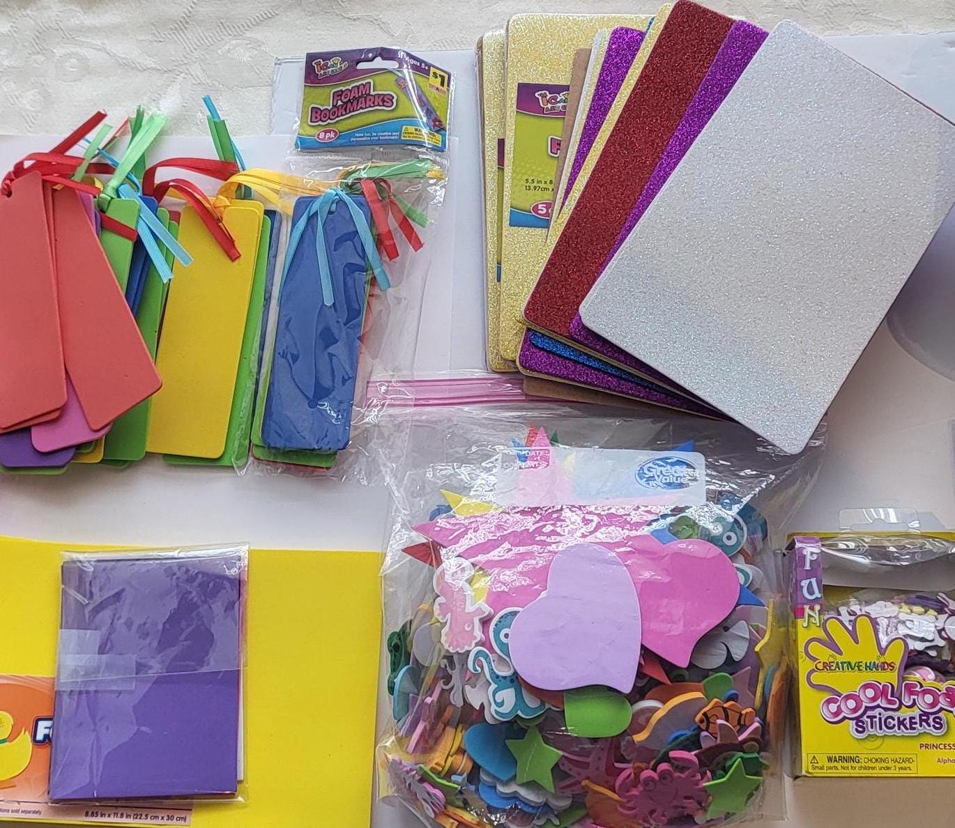 Kid's Supply of Foam Patterns for Crafts/foam Bookmarks, Princess ...