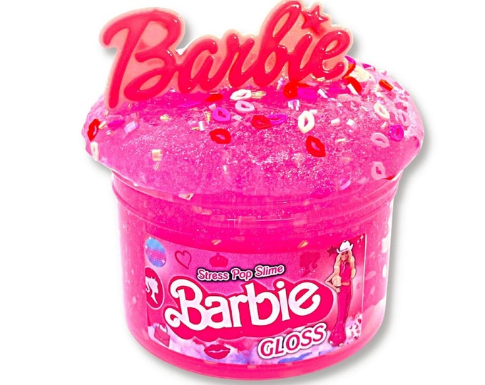 BARBIE Movie Slime Jelly Slime With Charms Scented Slime Barbie Lip ...