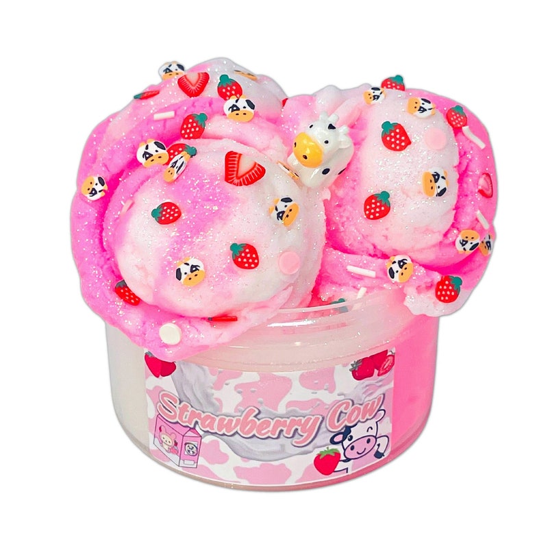 Pink Fluffy Slime - Etsy