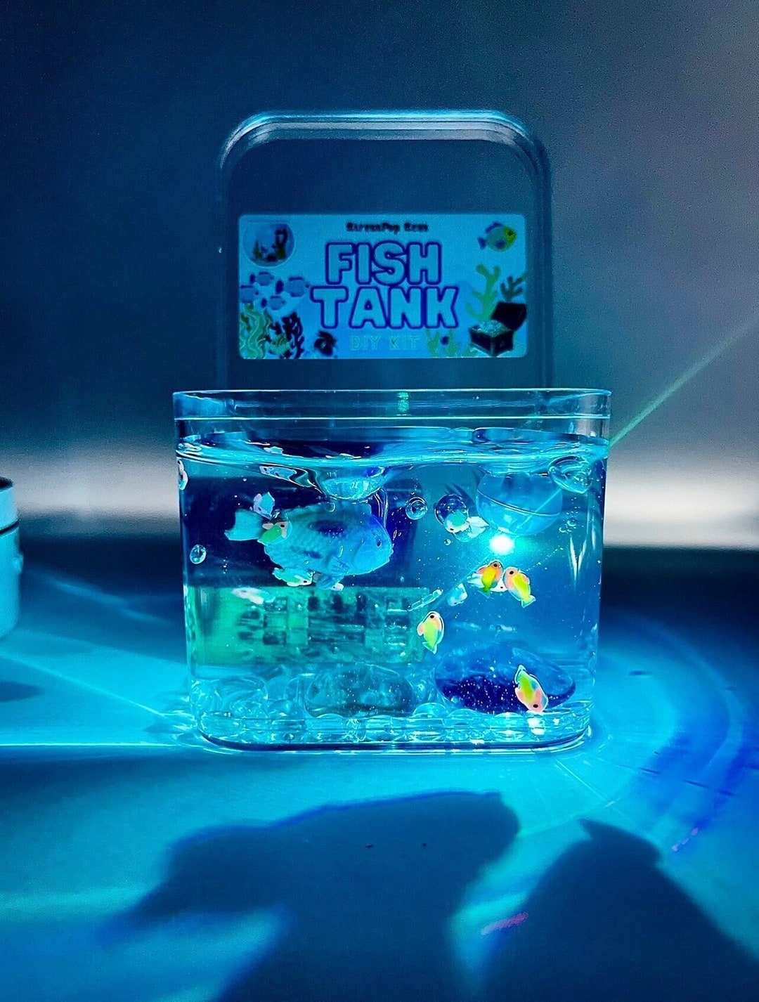 FISH TANK Light up DIY Slime Kit Aquarium Slime Glow in - Etsy