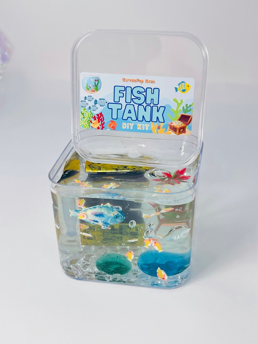FISH TANK Light up DIY Slime Kit Aquarium Slime Glow in - Etsy