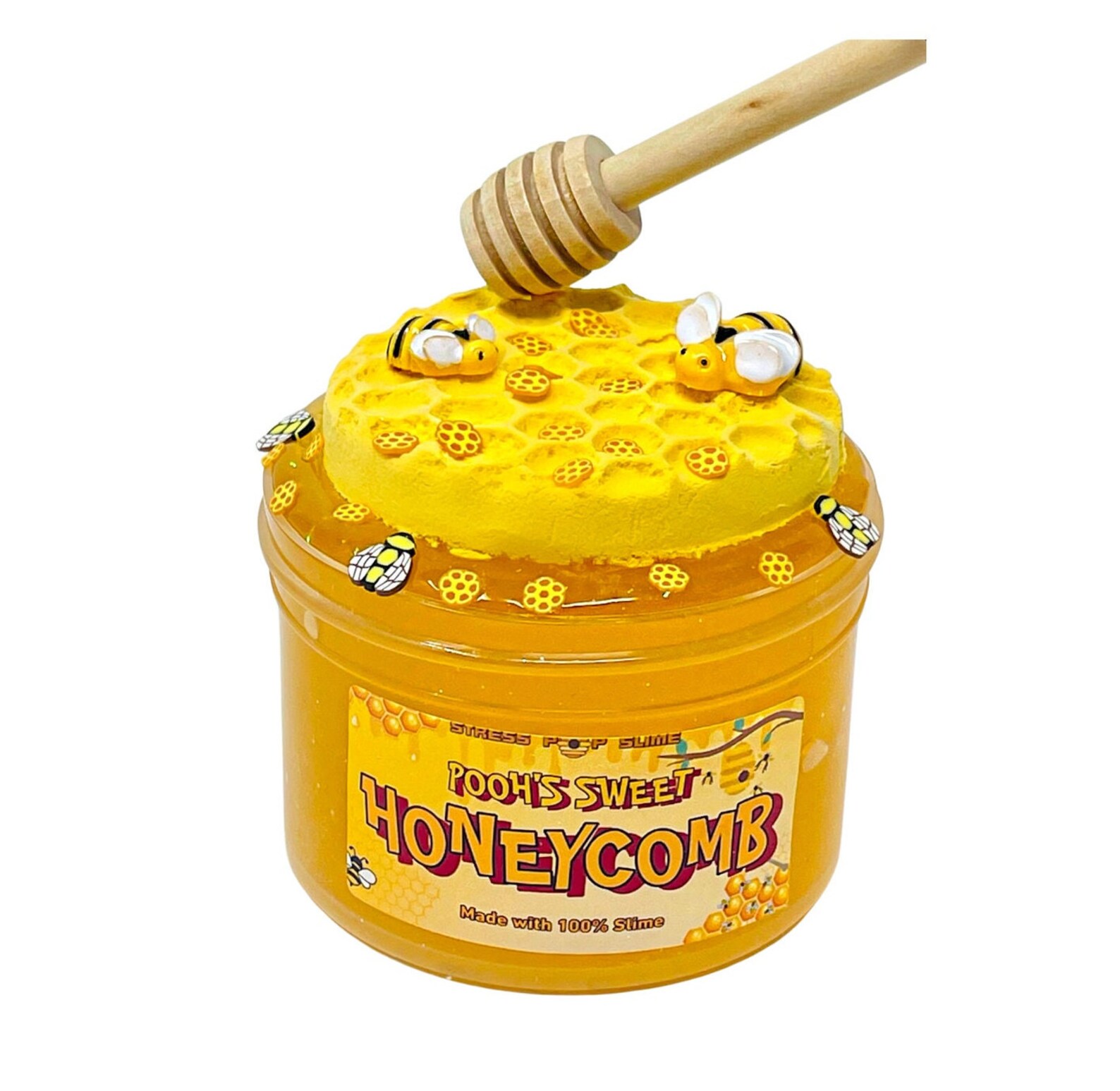 Poohs Sweet Honeycomb Scented Slime Honey Slime DIY Clay Kit - Etsy