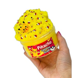 PIKACHU Lightning Fluff POKEMON Slime Cloud Slime Scented Slime With ...