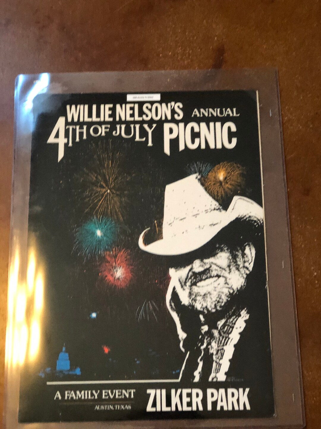 Willie Nelson Poster July 4th 1990 Super Rare Larger Poster - Etsy