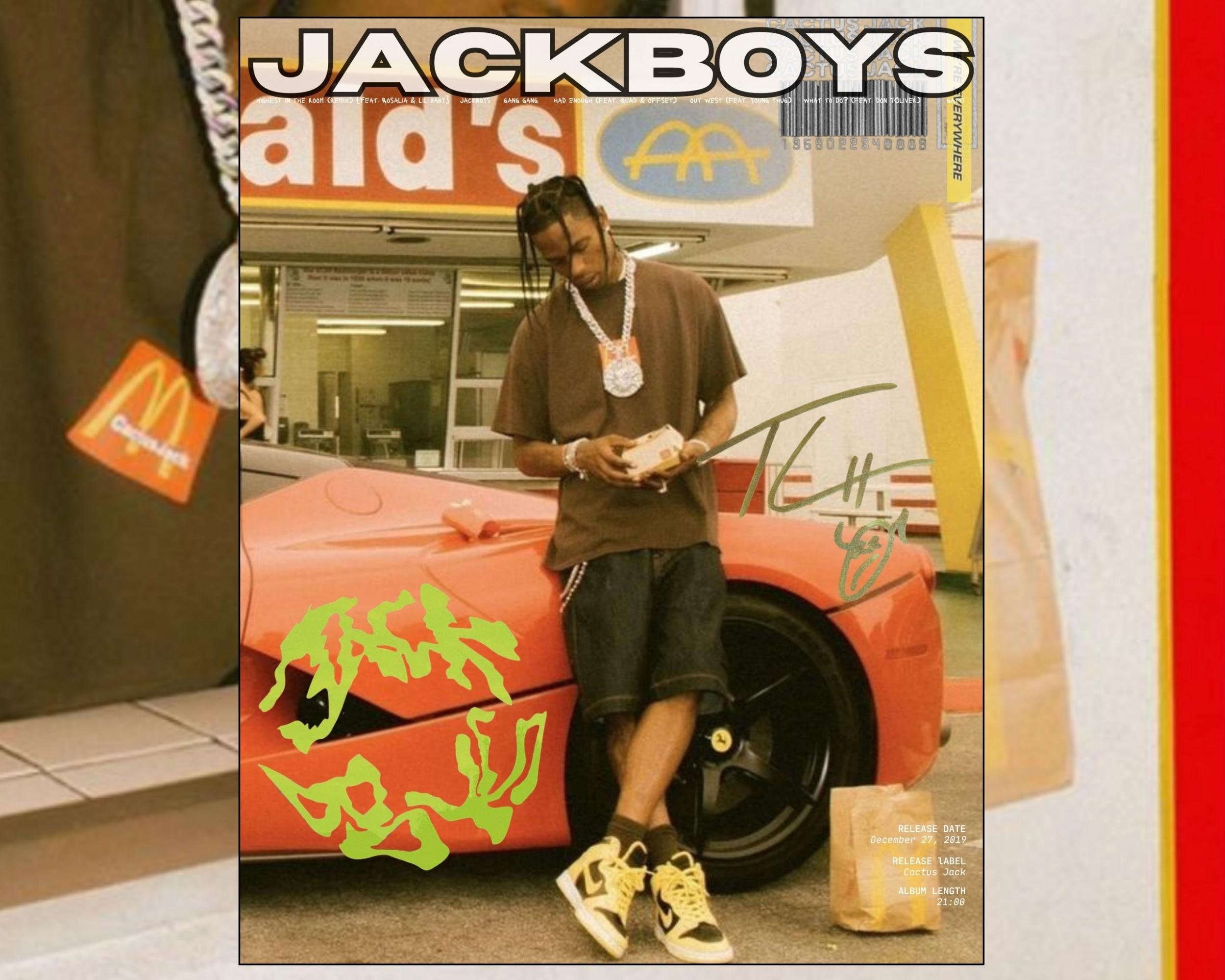 Travis Scott Jackboys Album Cover Poster II - Etsy