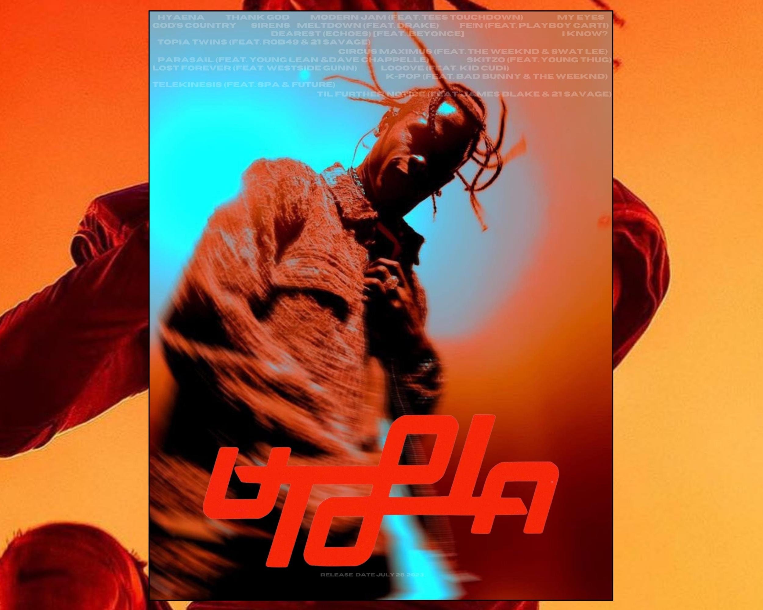 Travis Scott Utopia Album Cover Poster II - Etsy